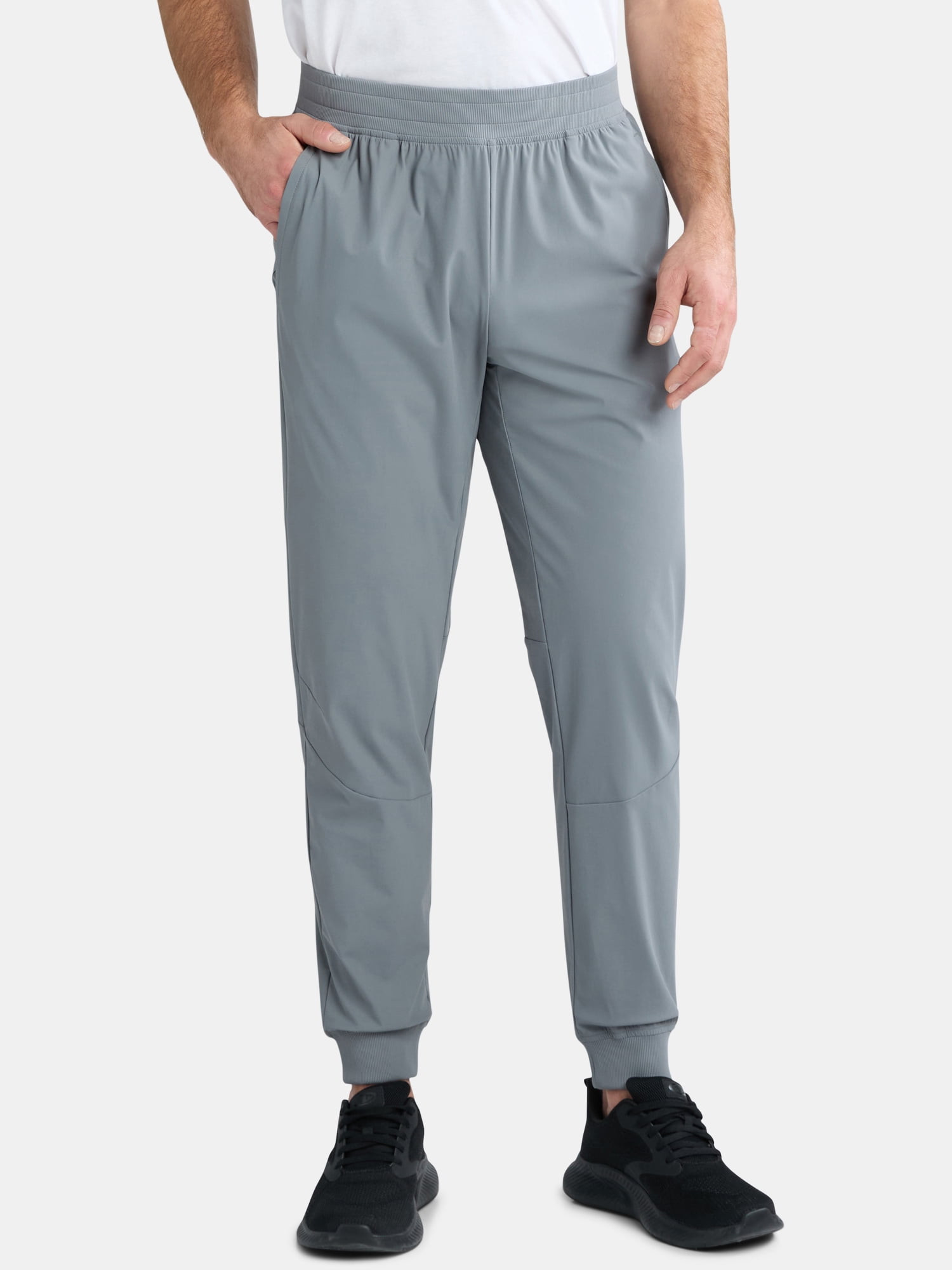 Athletic Works Men’s & Big Men’s Stretch Performance Joggers, Sizes S ...