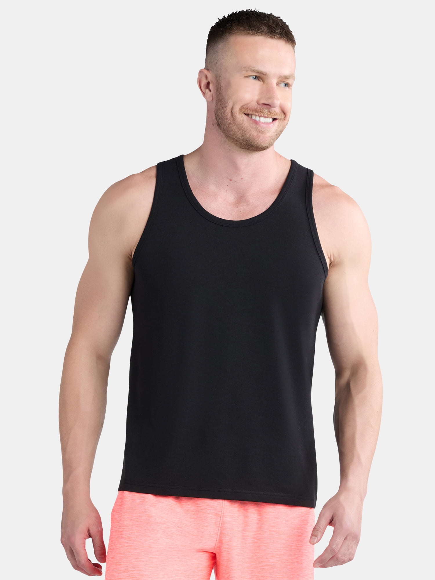 Athletic Works Men's and Men's Big & Tall Tri-Blend Tank Top, Sizes XS ...