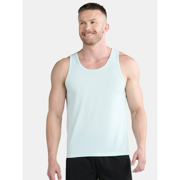Athletic Works Men's and Big and Tall Tri Blend Tank Top, Sizes XS-4XLT ...