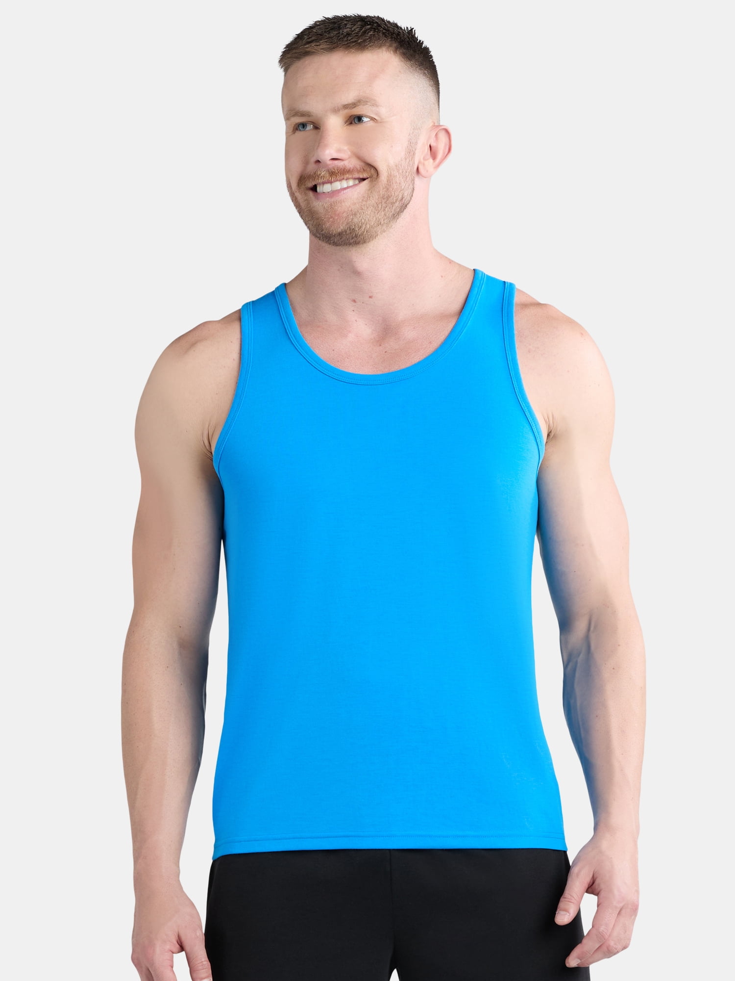 Athletic Works Men's and Big and Tall Tri Blend Tank Top, Sizes XS-4XLT ...