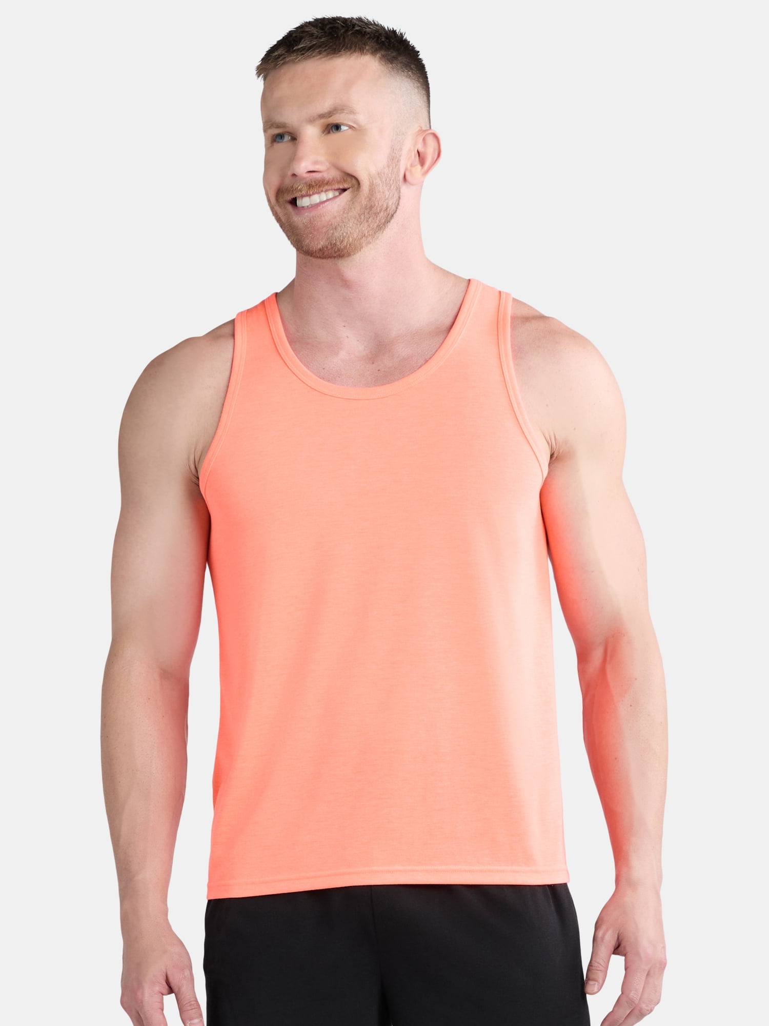 Athletic Works Men's and Men's Big & Tall Tri-Blend Tank Top, Sizes XS ...