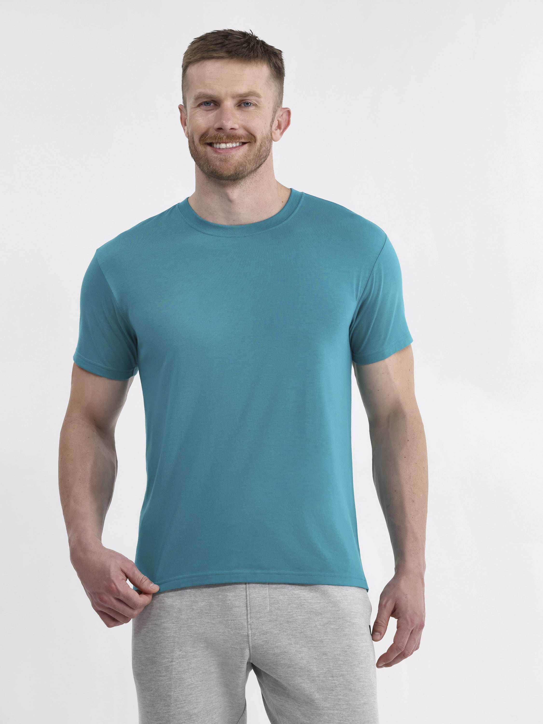 Athletic Works Men's and Big Men's Tri Blend Tee, Sizes XS-4XLT ...