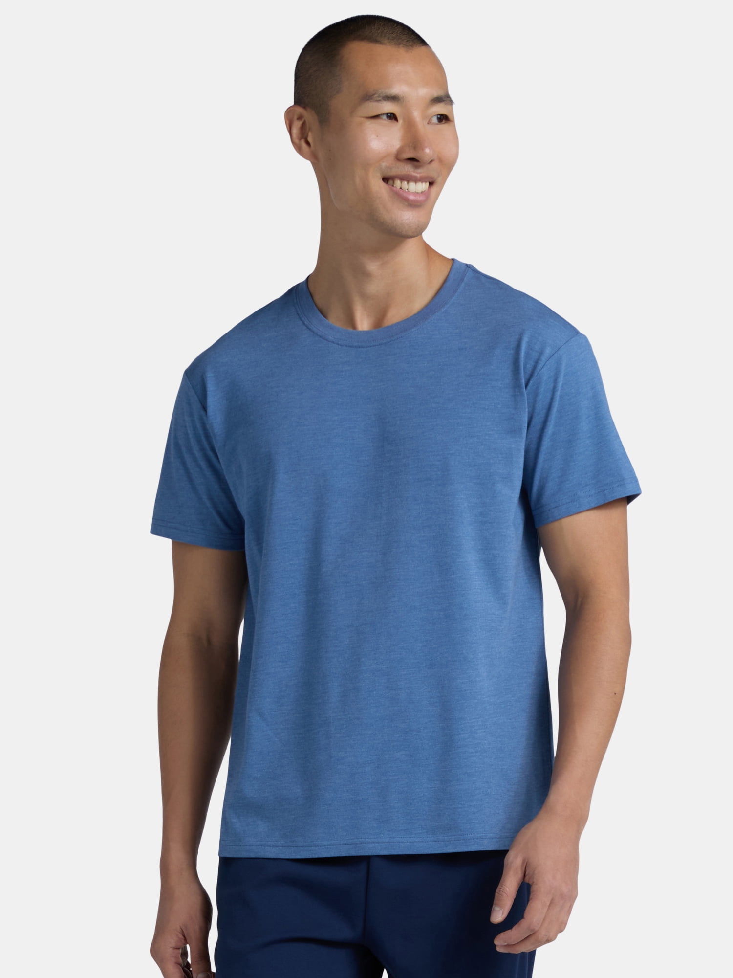 Athletic Works Men's and Big Men's Tri-Blend T-Shirt Sizes S-4XL ...