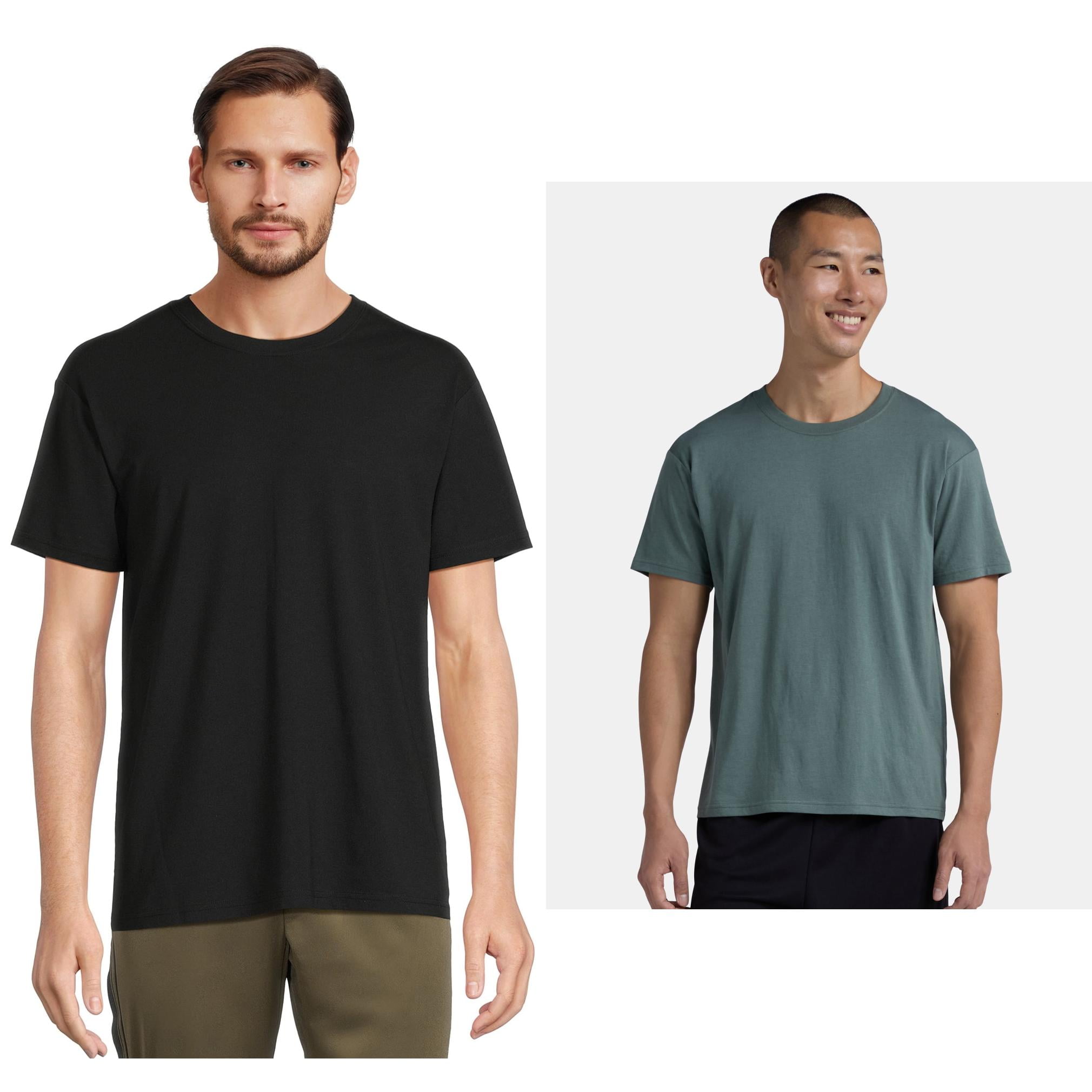 Athletic Works Men's and Big Men's Tri Blend Tee, Sizes XS-4XLT ...
