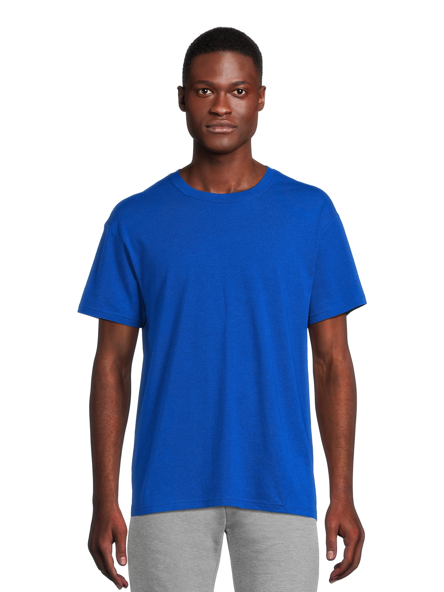 Athletic Works Men's and Big Men's Tri Blend Tee, Sizes XS-4XLT ...