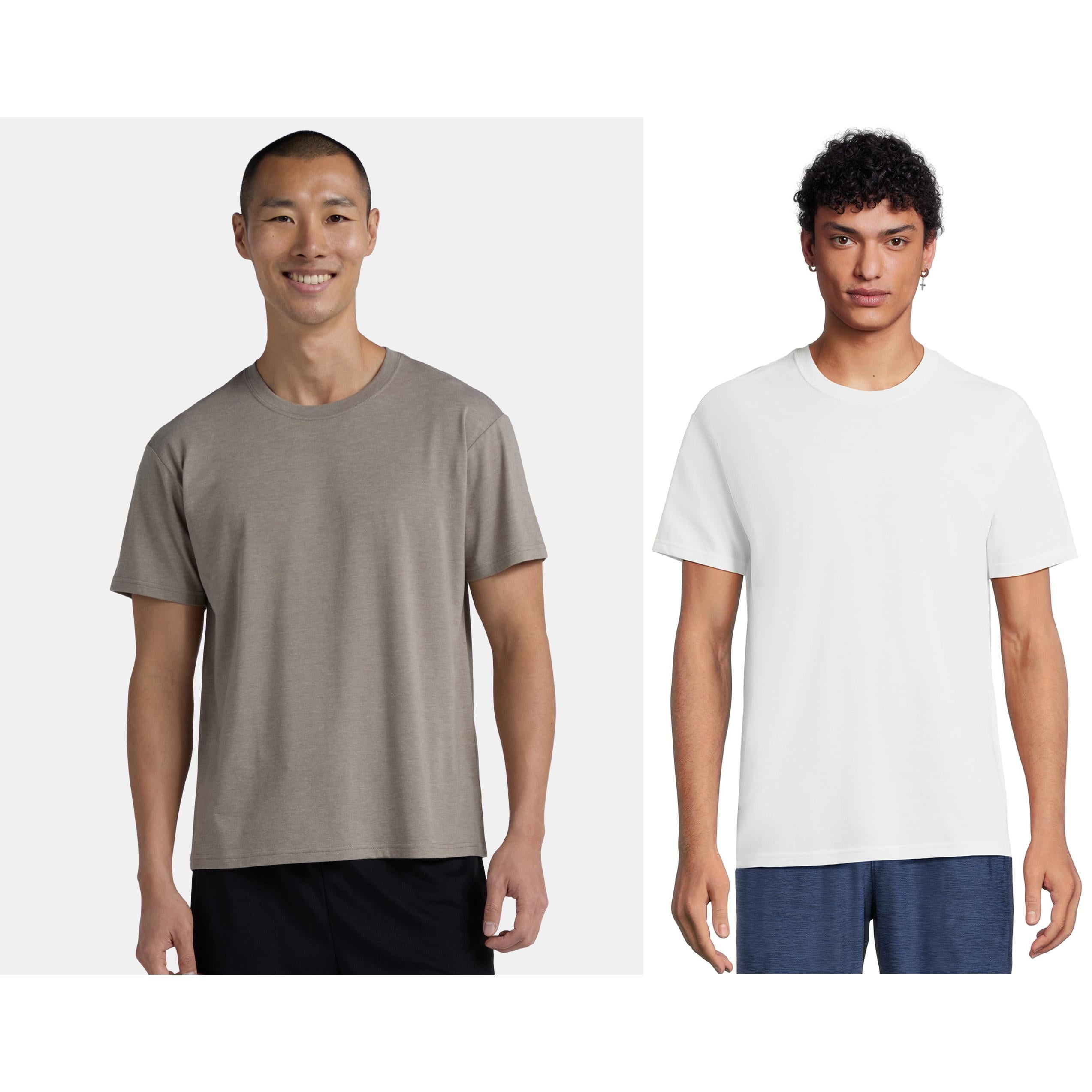 Athletic Works Men's and Big Men's Tri Blend Tee, Sizes XS-4XLT ...