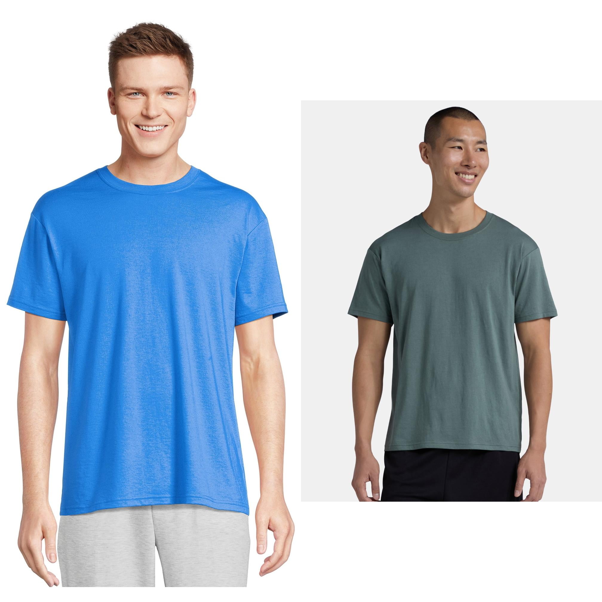 Athletic Works Men's and Big Men's Tri Blend Tee, Sizes XS-4XLT ...