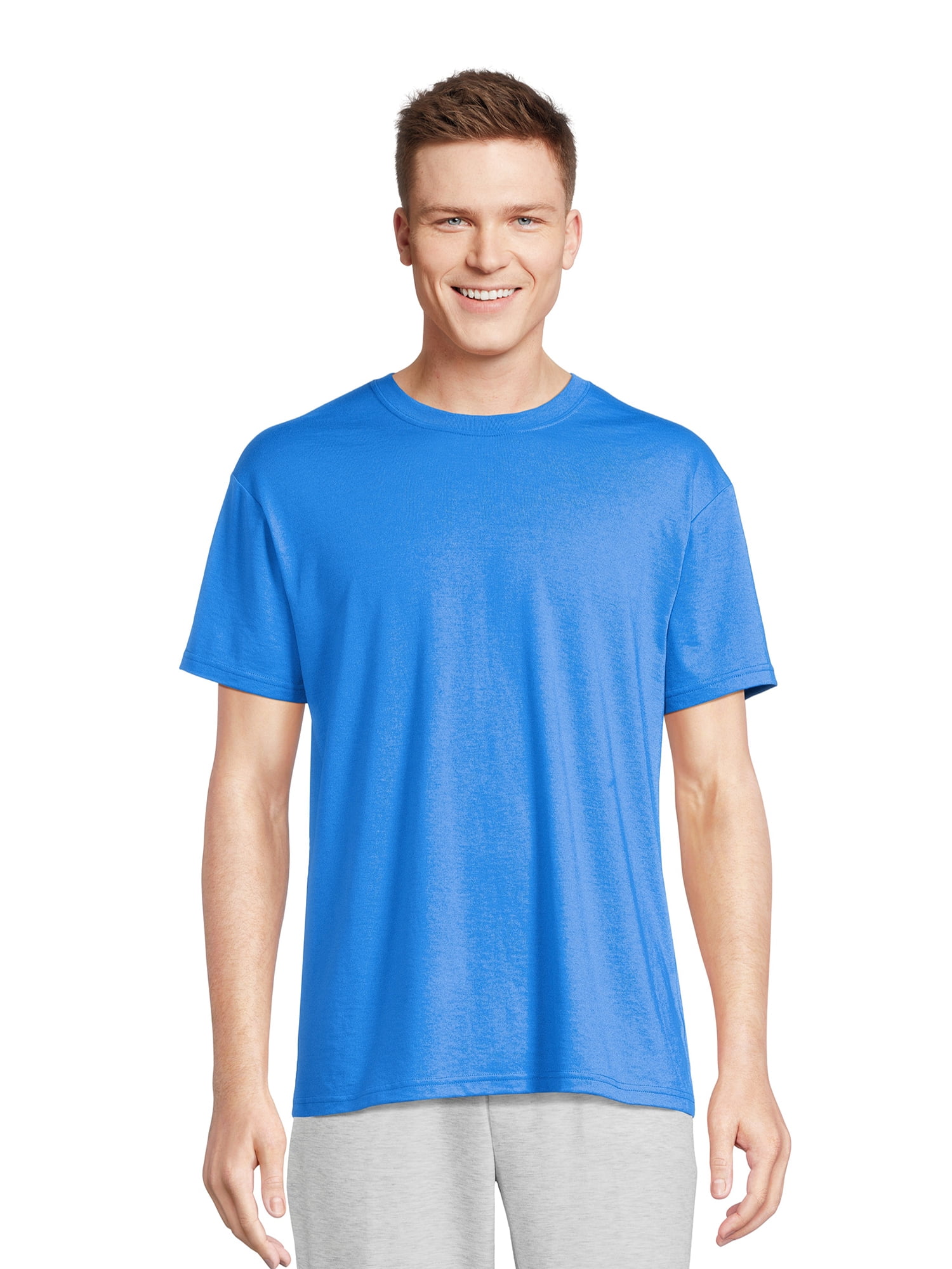 Athletic Works Men's and Big Men's Tri Blend Tee, Sizes XS-4XLT ...