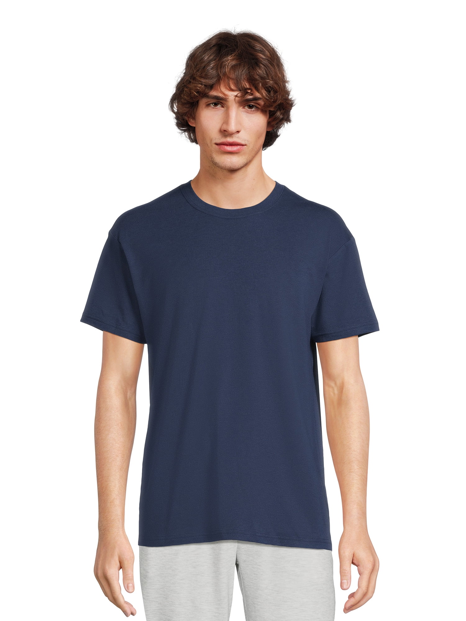 Athletic Works Men's and Big Men's Tri Blend Tee, Sizes XS-4XLT ...