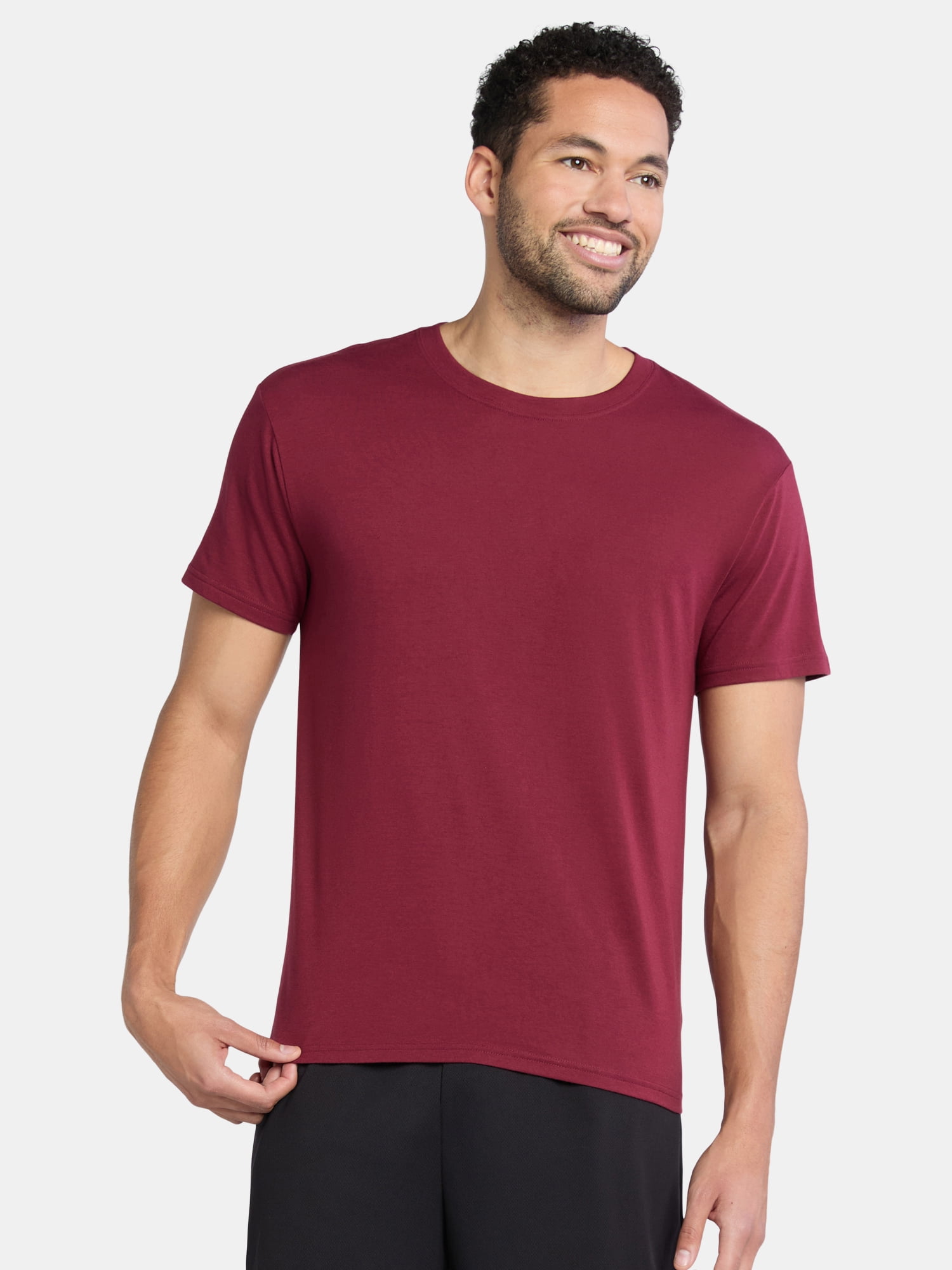 Athletic Works Men's and Big Men's Tri Blend Tee, Sizes XS-4XLT ...