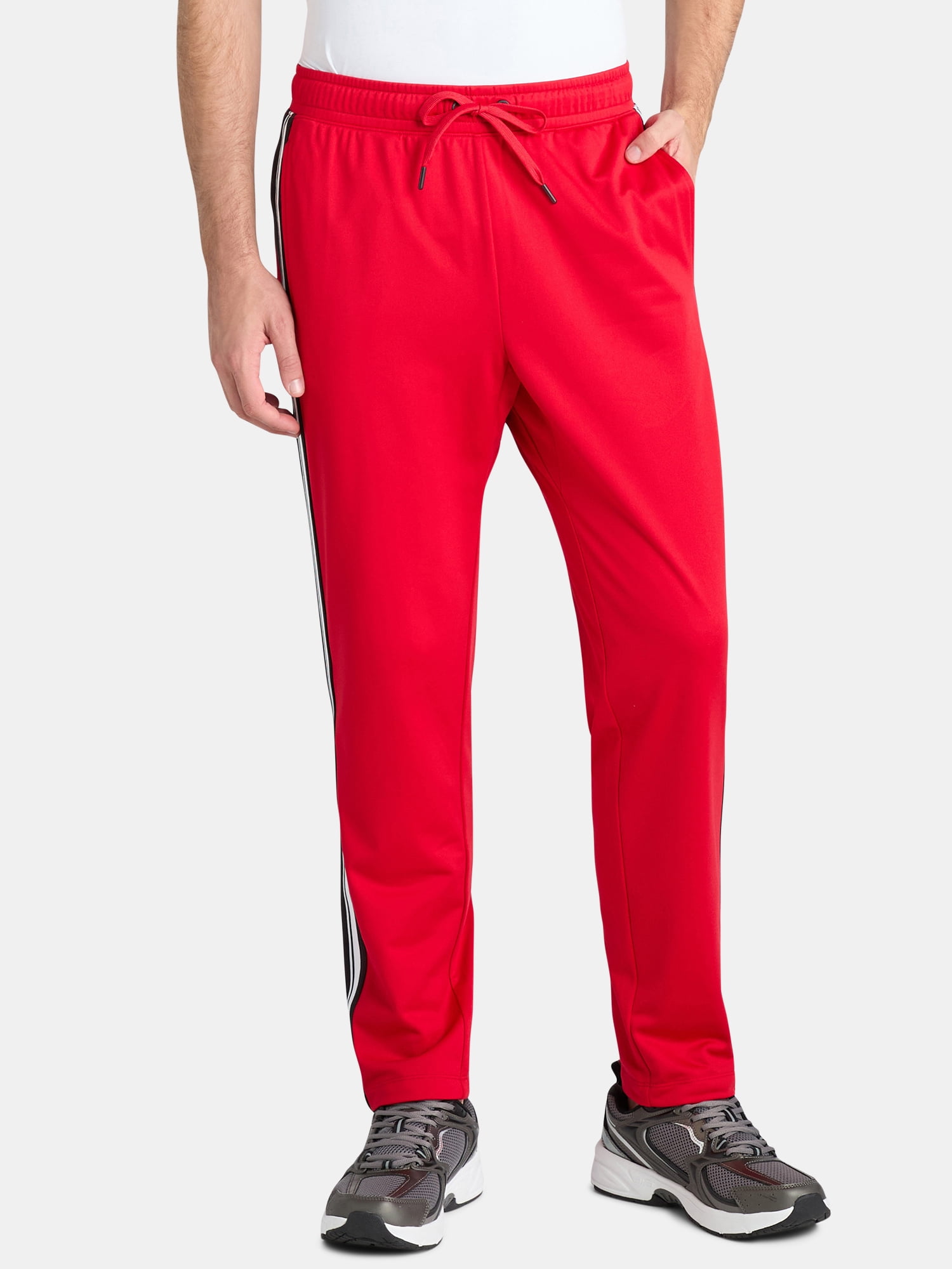 Athletic Works Men's Track Pants, 30.5" Inseam, Sizes S-3XL - Walmart.com