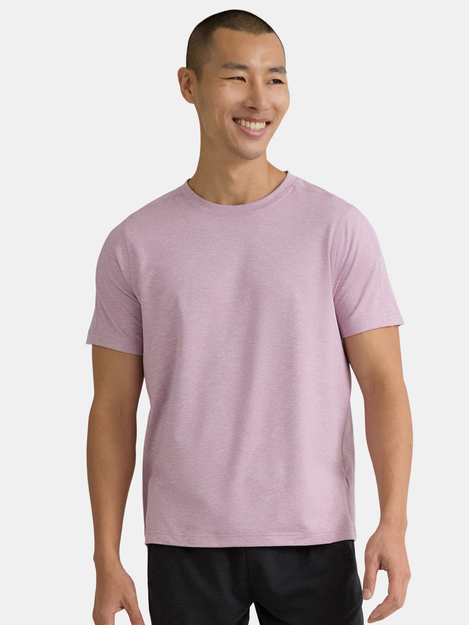 Athletic Works Men's and Big & Tall Men's Soft ButterCore Tee with ...