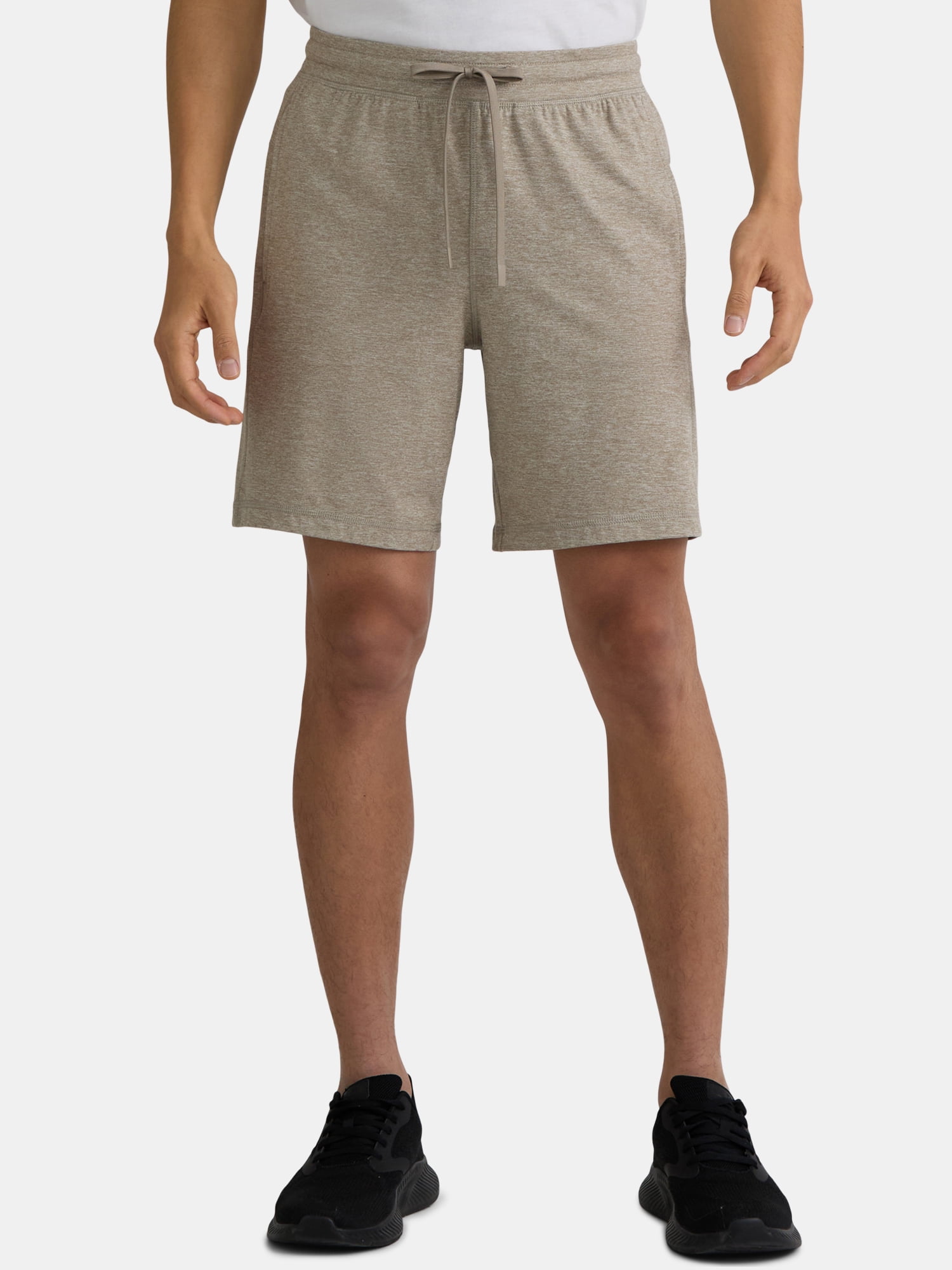 Athletic Works Men's ButterCore Relax Fit Elastic Band Shorts, Sizes S ...