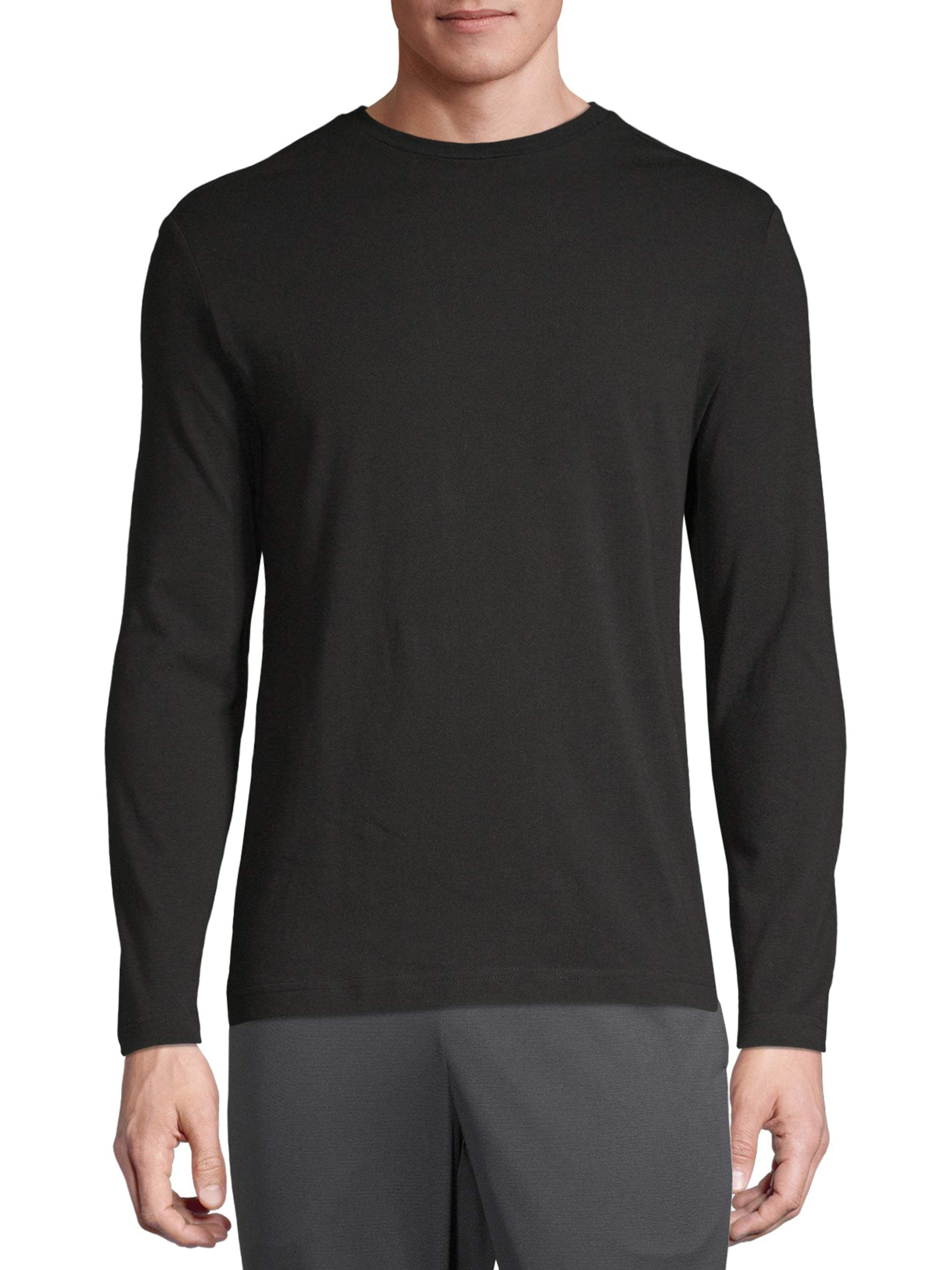 Athletic Works Men's Long Sleeve Performance Tee Dri-Works Polyester ...