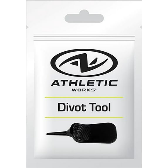 Athletic Works Plastic Golf Divot Tool Black, Single-Prong, Ergonomic ...