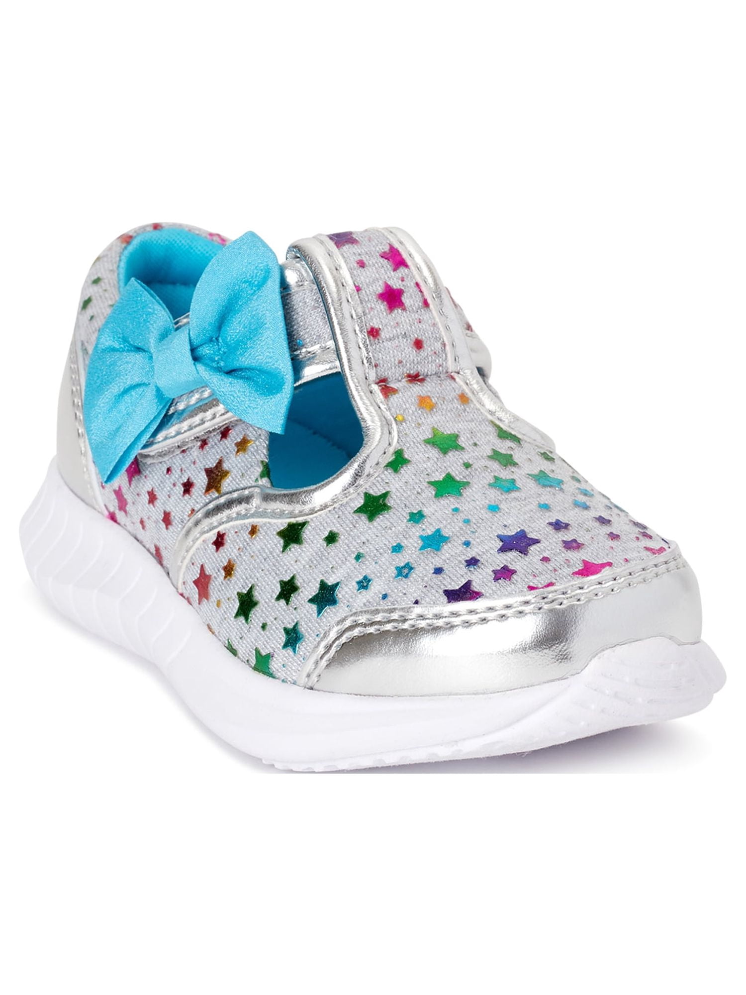 Athletic Works Toddler Girl Bow T-Strap Sneakers, Sizes 8-10 - Walmart.com