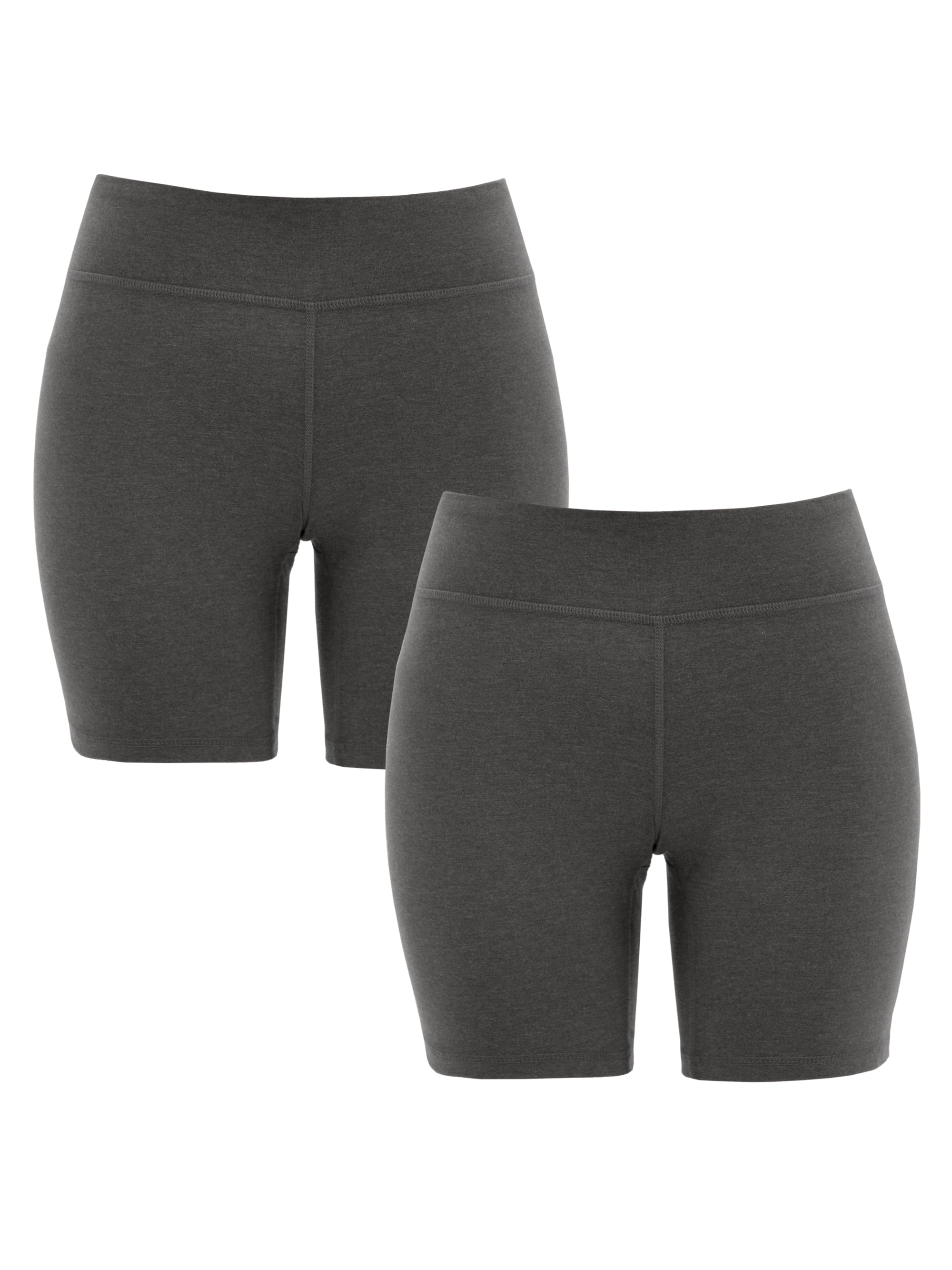 Athletic Works Women's Active Dri-Works Bike Shorts, 2-Pack, Sizes S ...
