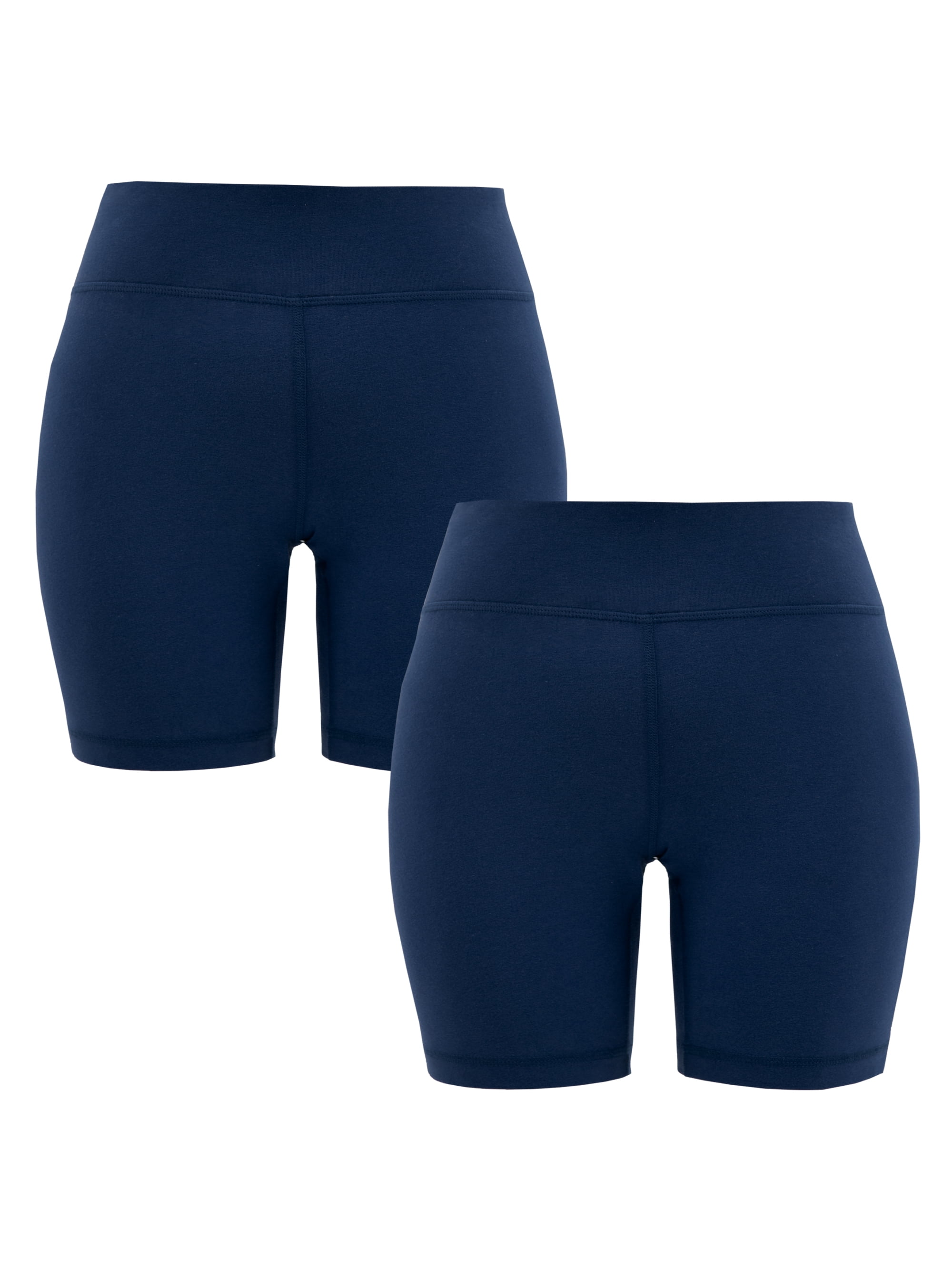 Athletic Works Women's Active Dri-Works Bike Shorts, 2-Pack, Sizes S ...