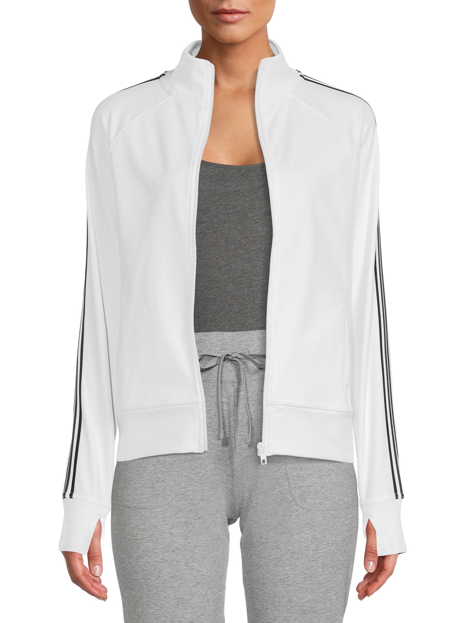 Athletic Works Women's Active Full Zip Track Jacket - Walmart.com