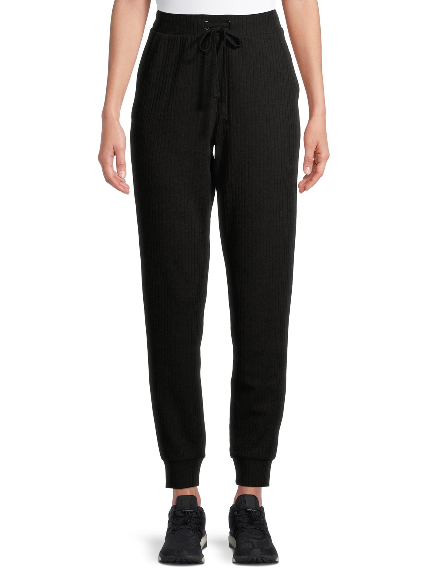 Athletic Works Athleisure Rib Sweatpants - Pull-On Style - Walmart.com