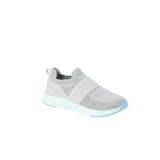 Athletic Works Women's Banded Slip-On Sneakers with Knit Upper and Wide ...