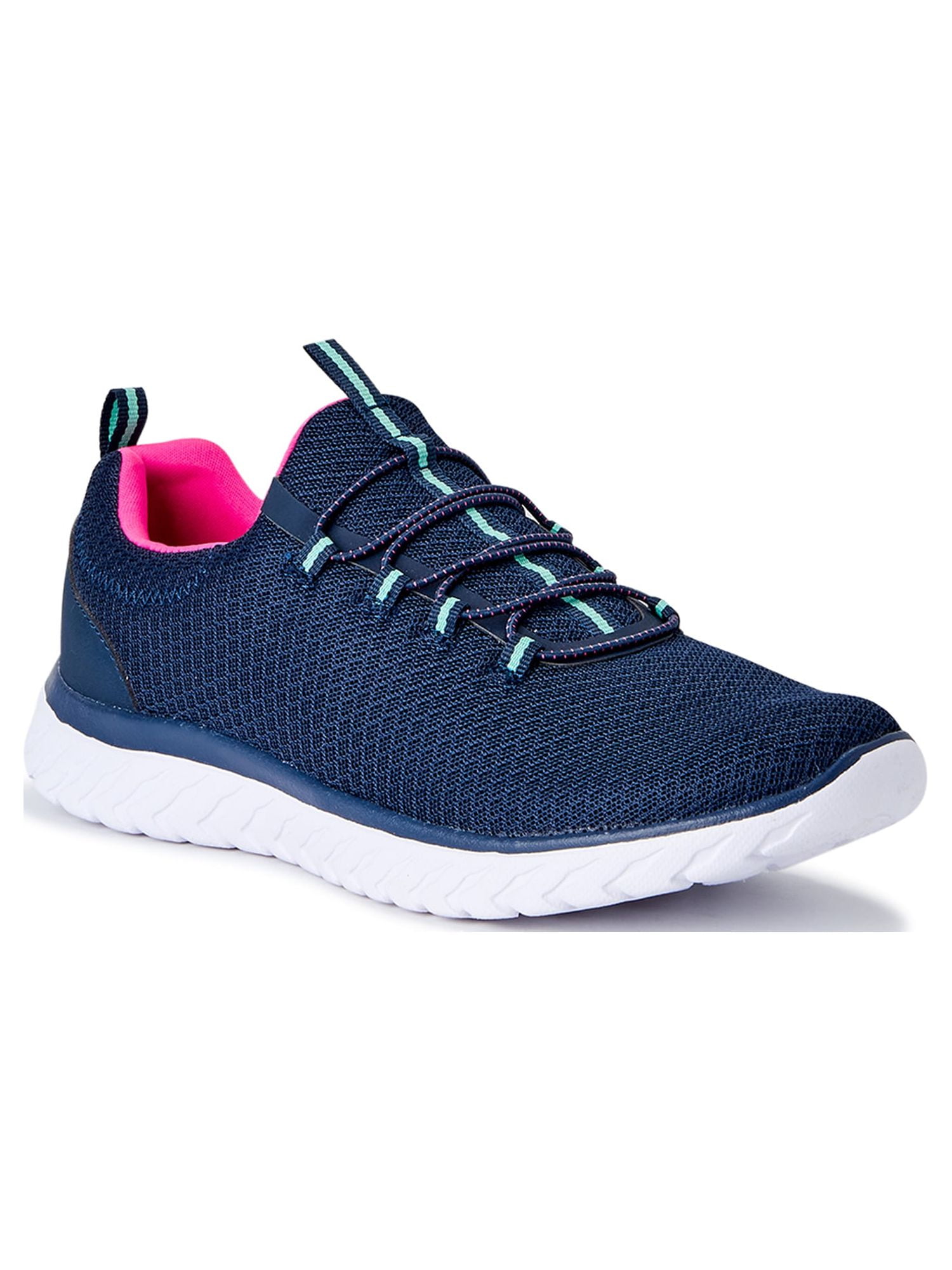 Athletic Works Women's Bungee Slip On Sneakers, Wide Width Available ...