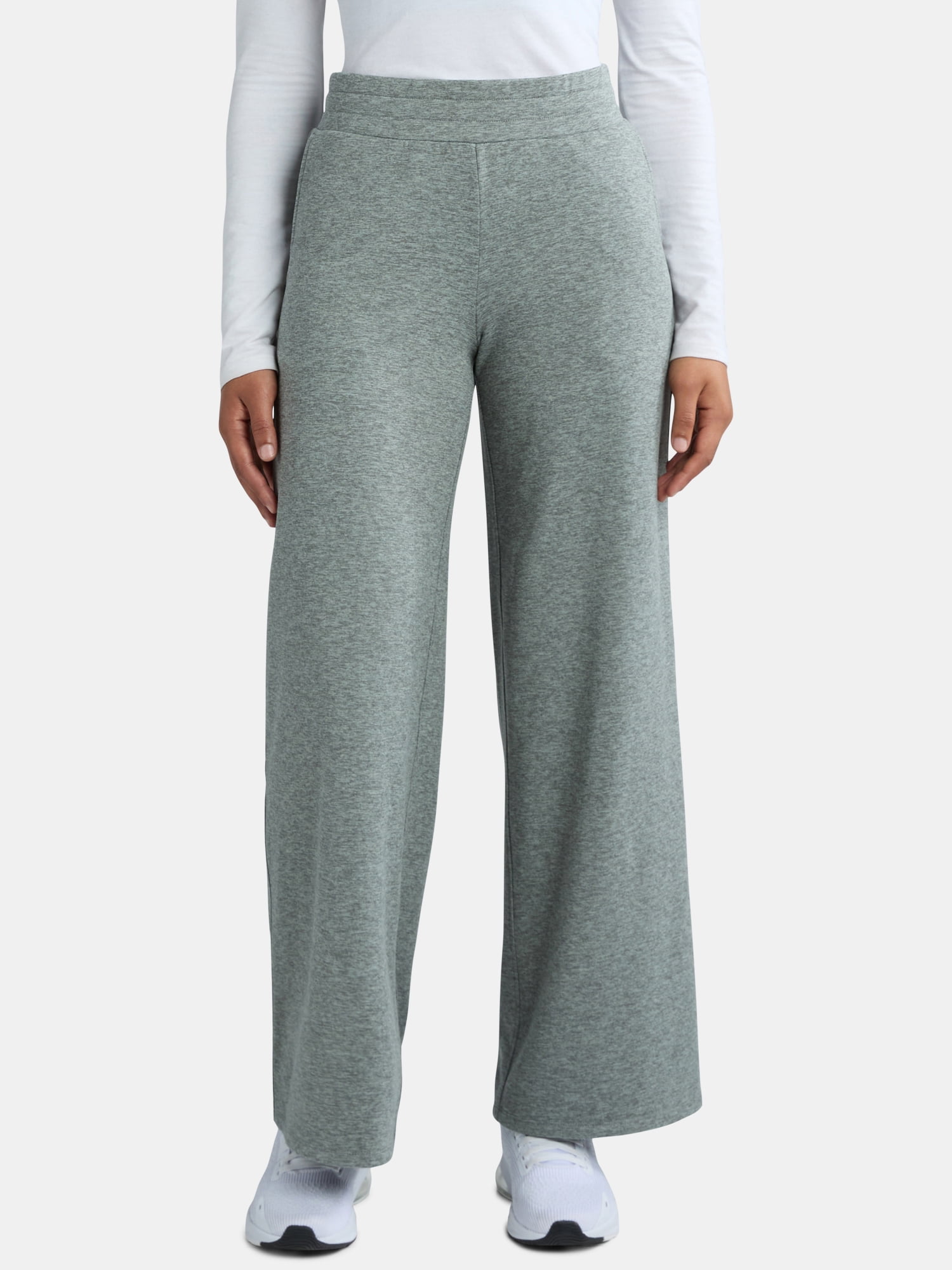 Athletic Works Women's ButterCore Wide Leg Pants, Sizes XS-XXXL ...