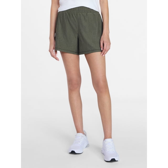 Athletic Works Women's ButterCore Performance Shorts, 4.5" Inseam ...