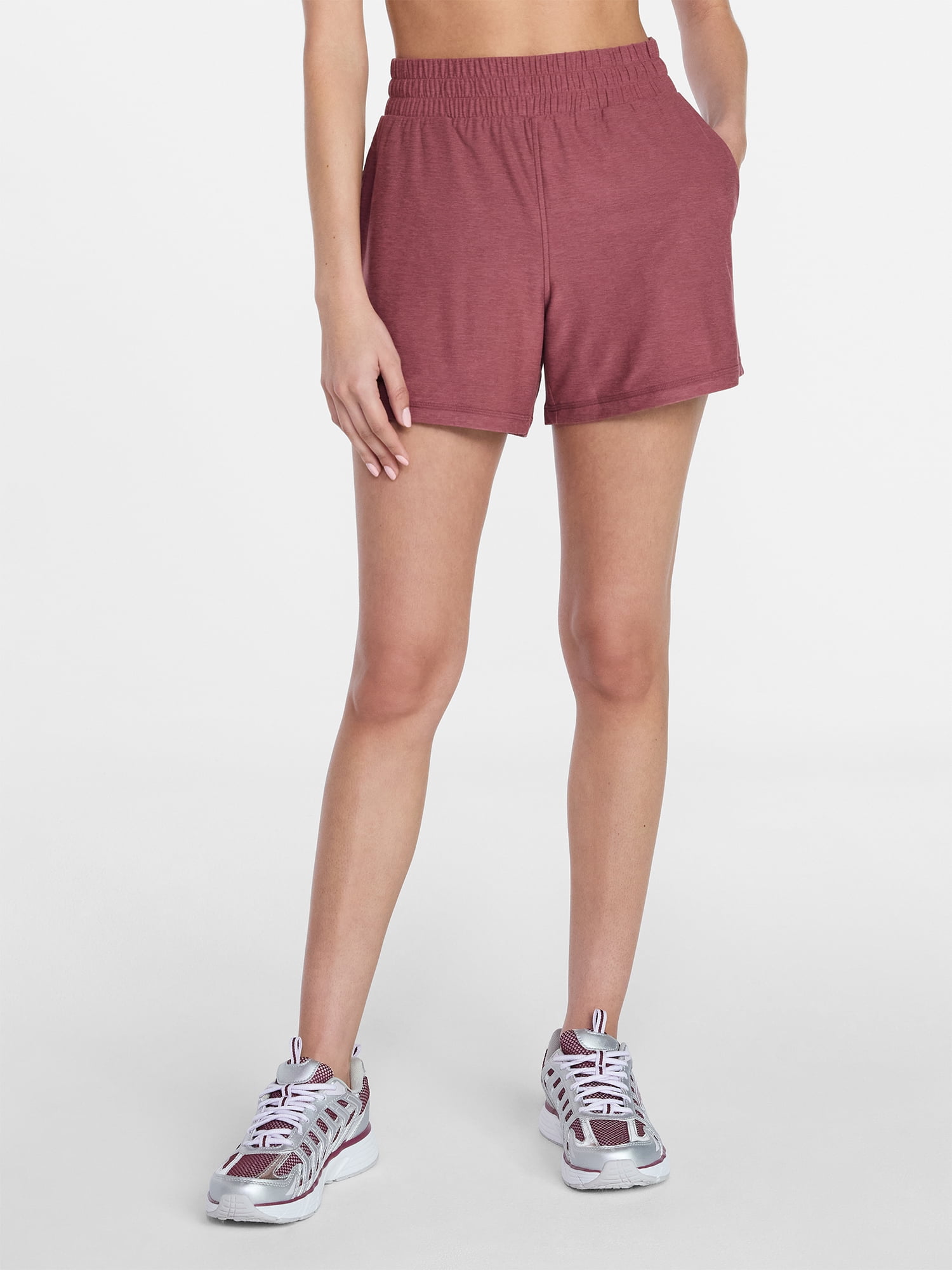 Athletic Works Women's ButterCore Performance Shorts, 4.5" Inseam ...