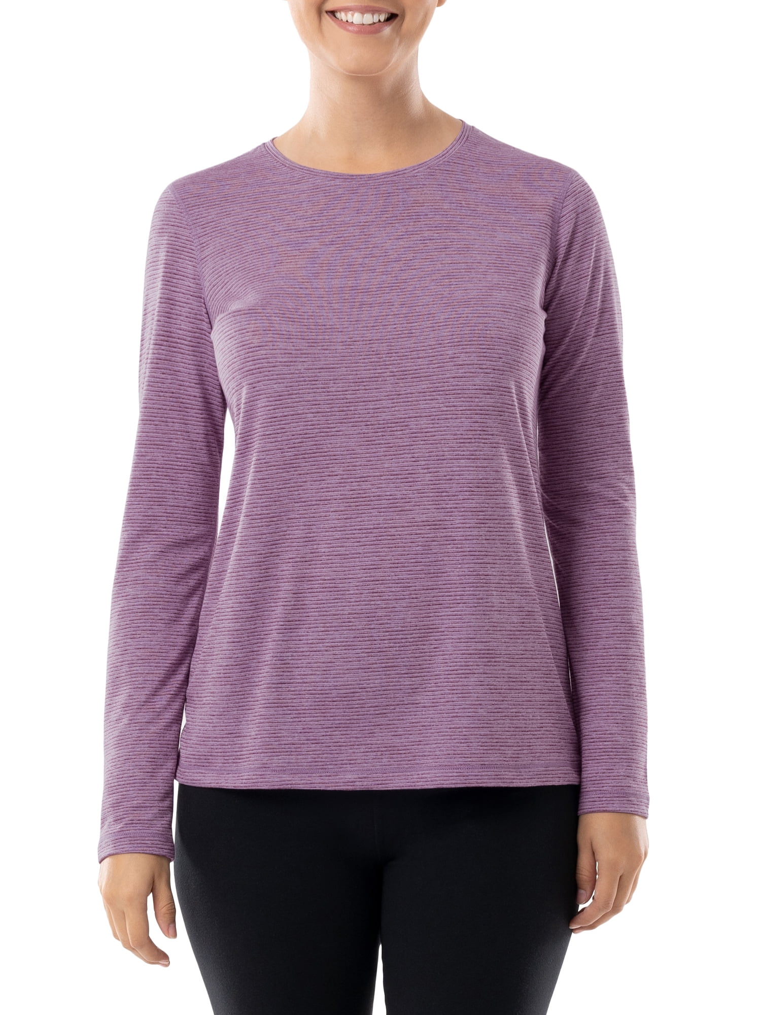 Athletic Works Women's Active Long Sleeve T-Shirt - Moisture Wicking ...
