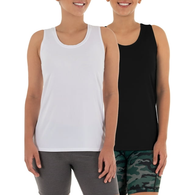 Athletic Works Women's Core Active Racerback Tank, 2-Pack - Walmart.com