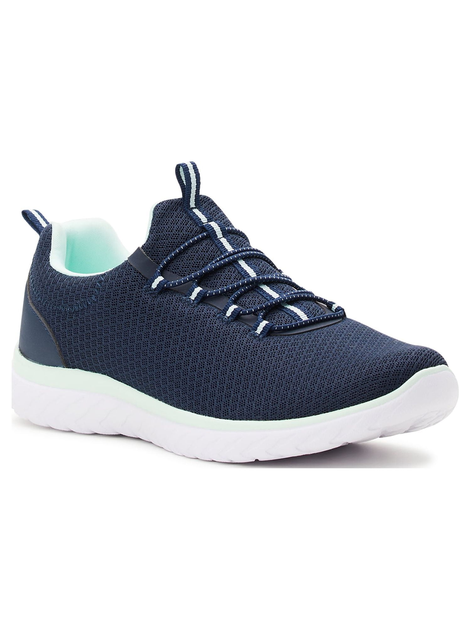 Athletic Works Women’s High Bungee Sneakers, Wide Width Available ...