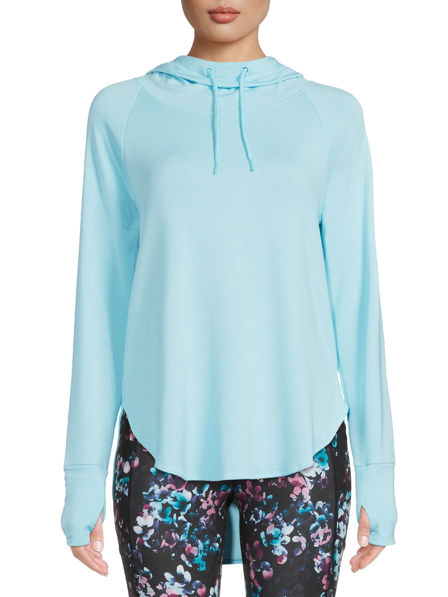 Athletic Works Women's Mock Neck Hoodie - Walmart.com