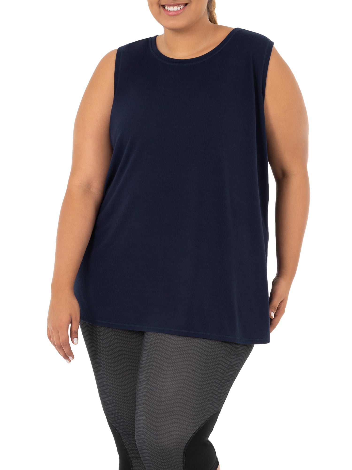 Athletic Works Women's Plus Active Crossover Tank - Walmart.com