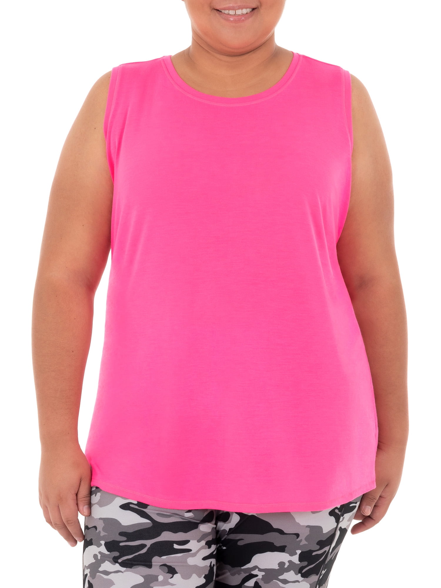 Athletic Works Women's Plus Active Crossover Tank - Walmart.com