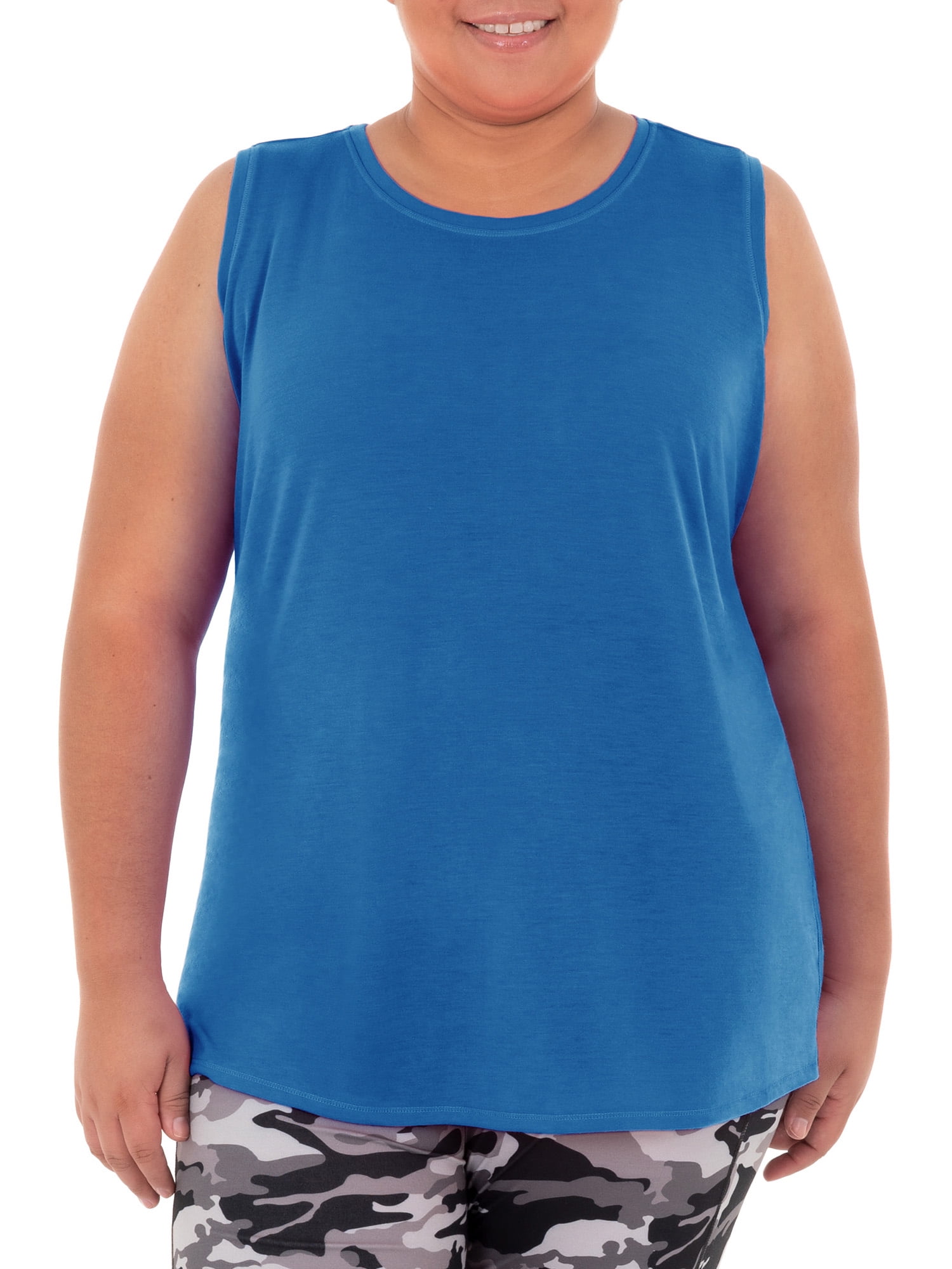 Athletic Works Women's Plus Active Crossover Tank - Walmart.com