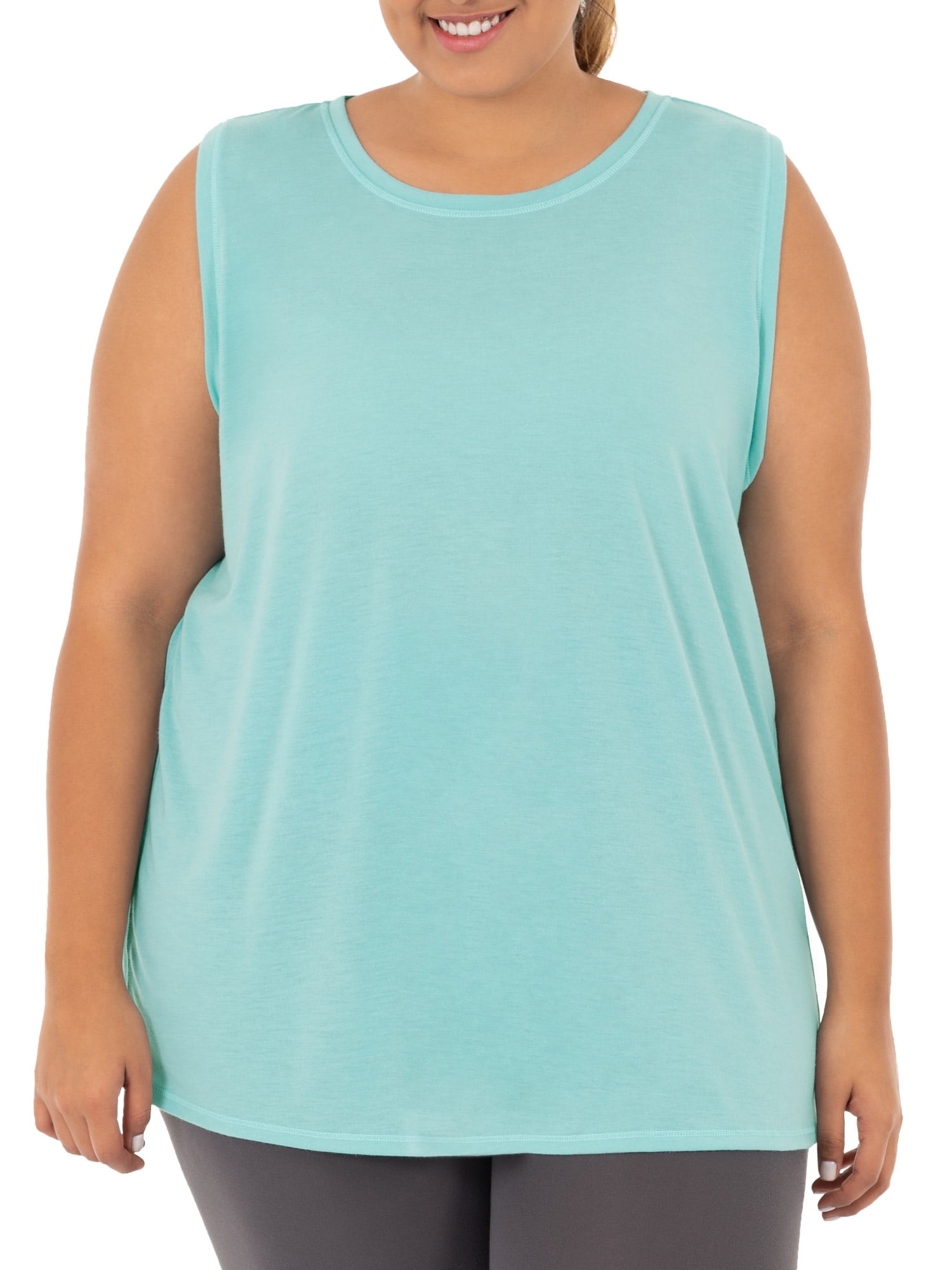 Athletic Works Women's Plus Active Crossover Tank - Walmart.com