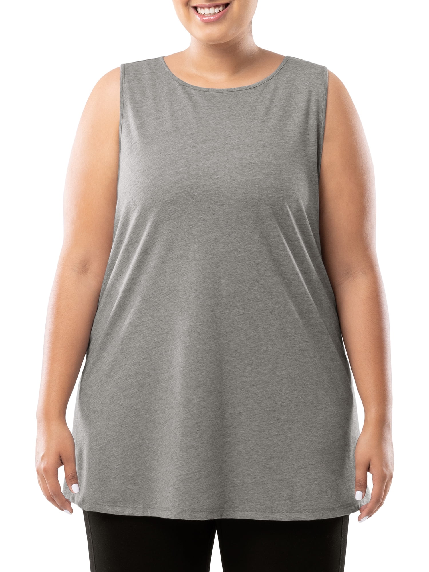 Athletic Works Women's Plus Active Muscle Tank - Walmart.com