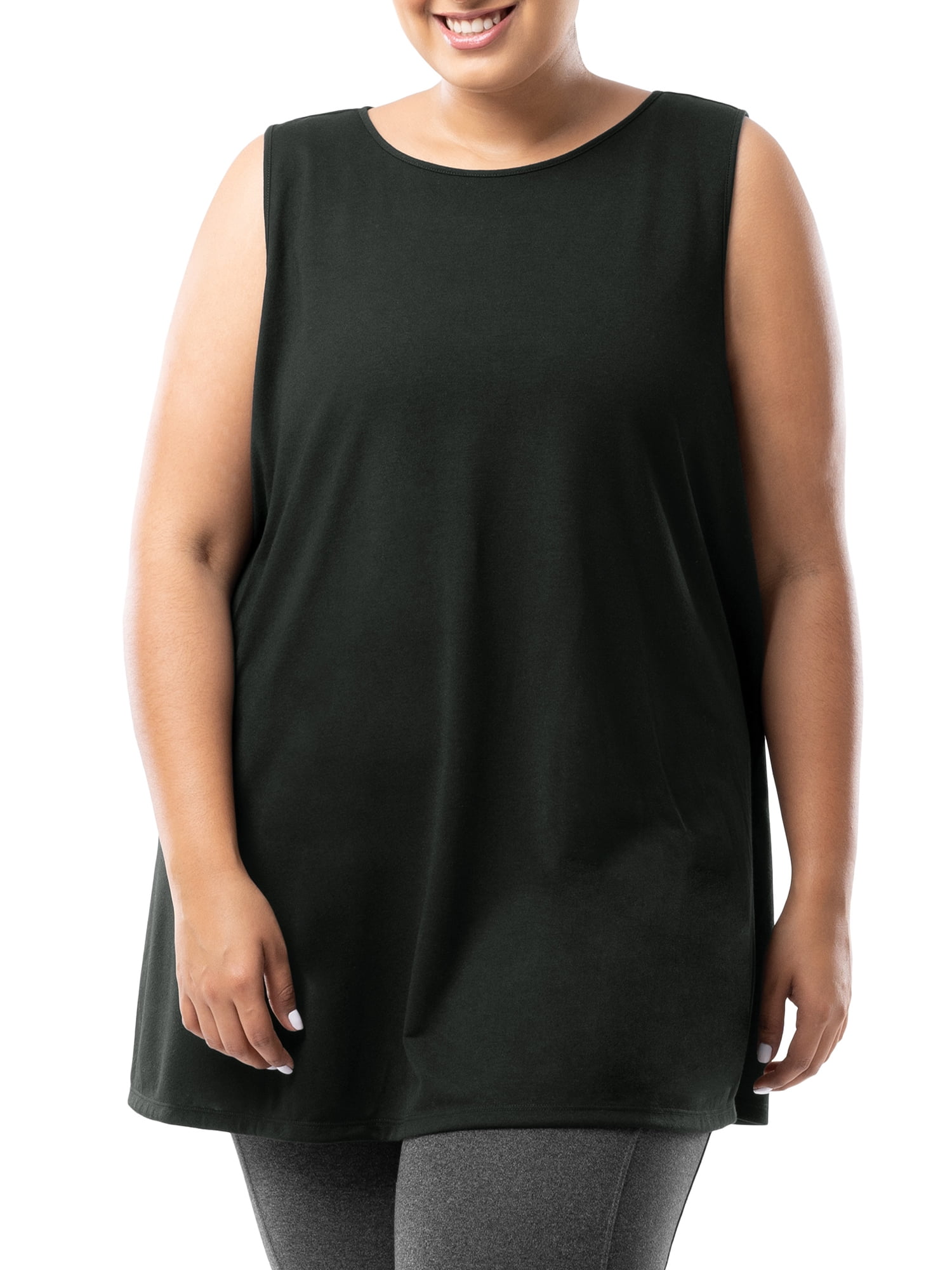 Athletic Works Women's Plus Active Muscle Tank - Walmart.com