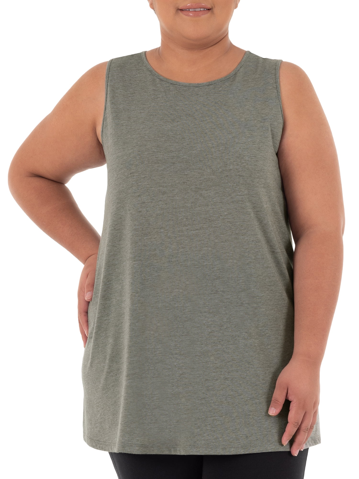 Athletic Works Women's Plus Active Muscle Tank - Walmart.com