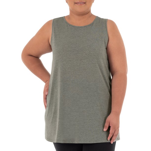 Athletic Works Women's Plus Active Muscle Tank - Walmart.com