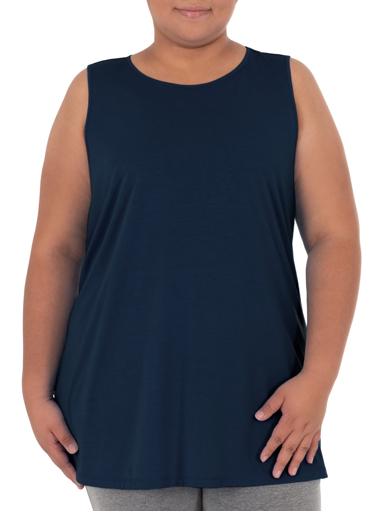 Athletic Works Women's Plus Active Muscle Tank - Walmart.com