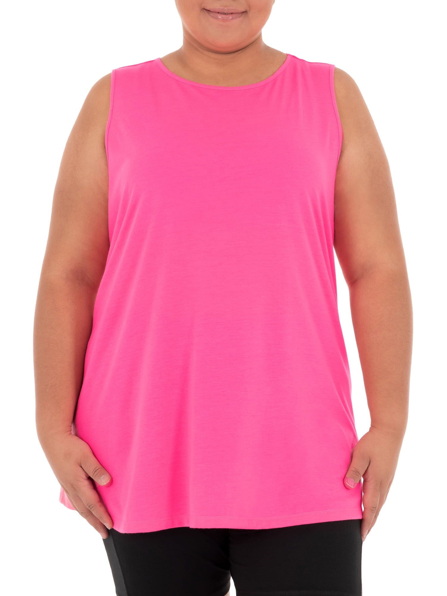 Athletic Works Women's Plus Active Muscle Tank - Walmart.com