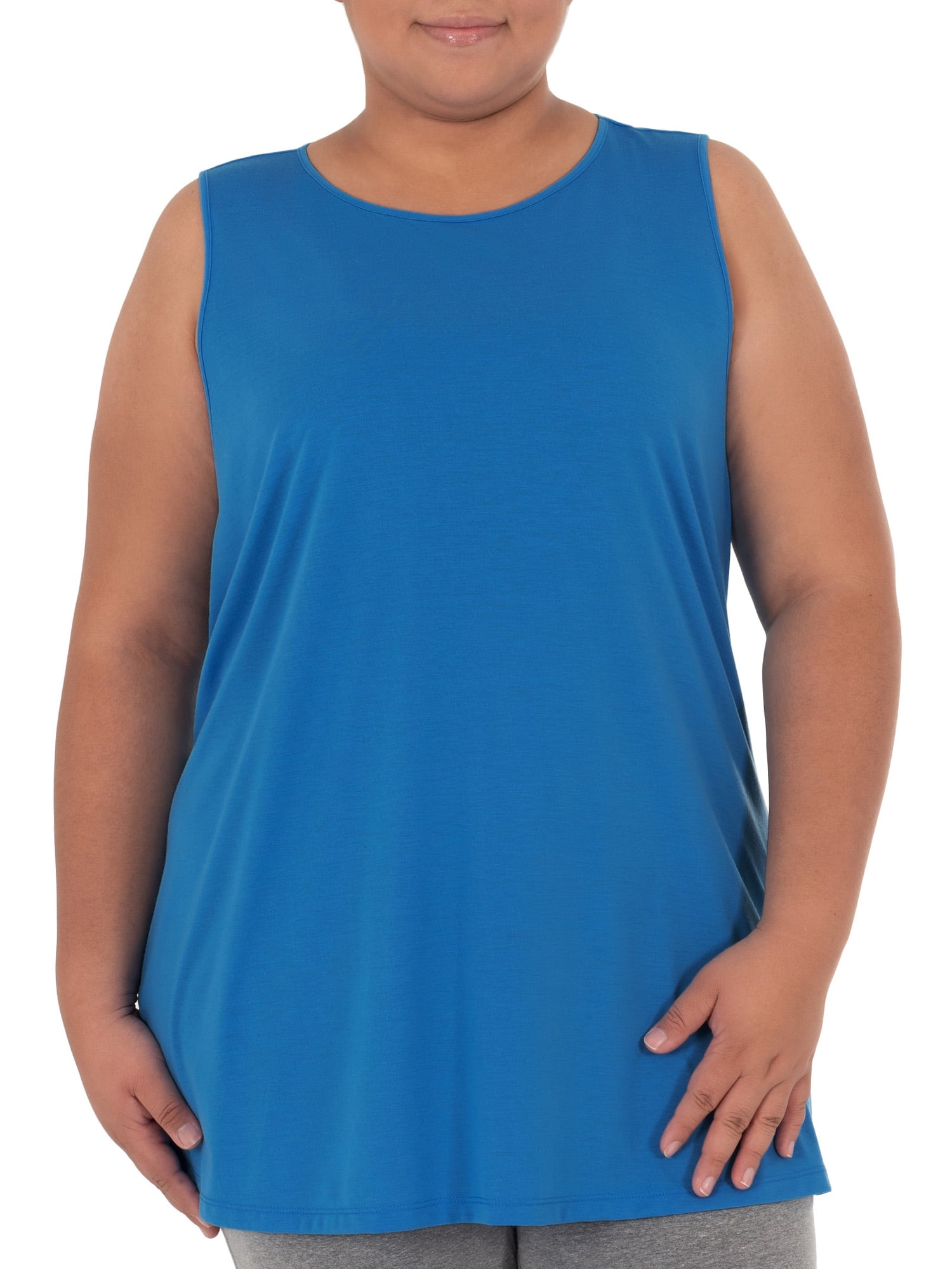 Athletic Works Women's Plus Active Muscle Tank - Walmart.com