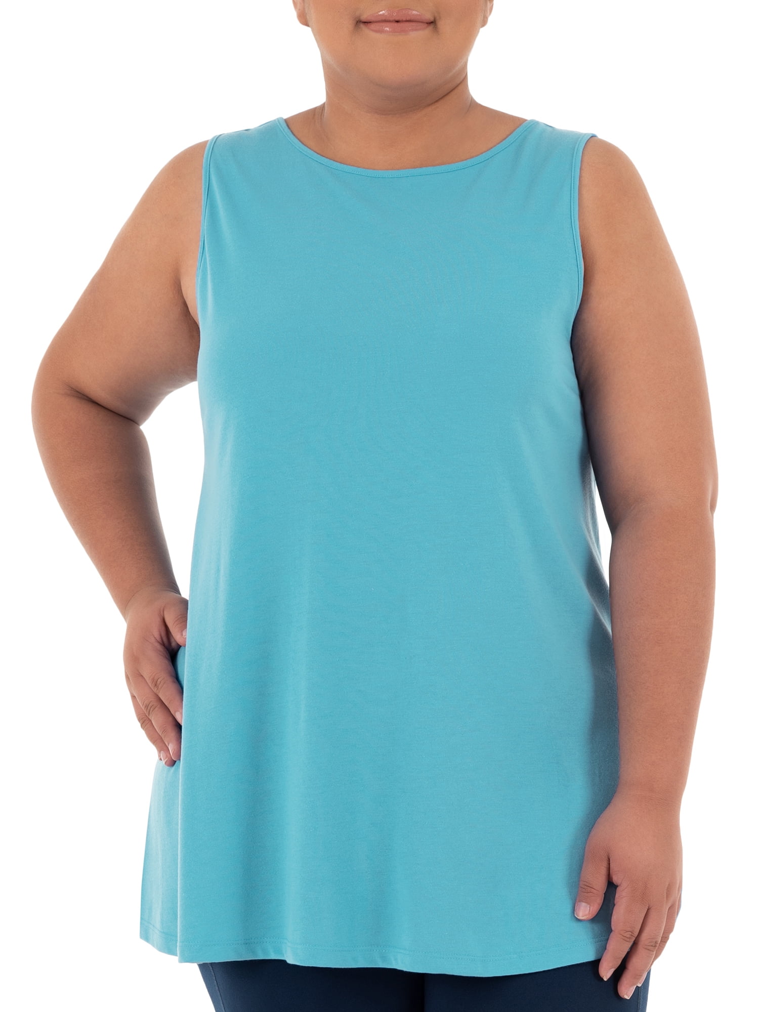 Athletic Works Women's Plus Active Muscle Tank - Walmart.com