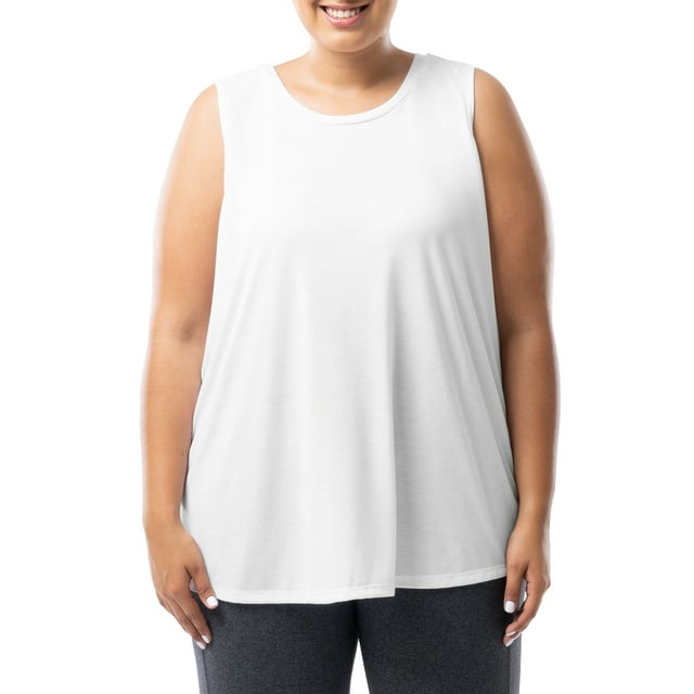 Athletic Works Women's Plus Active Open Back Tank - Walmart.com