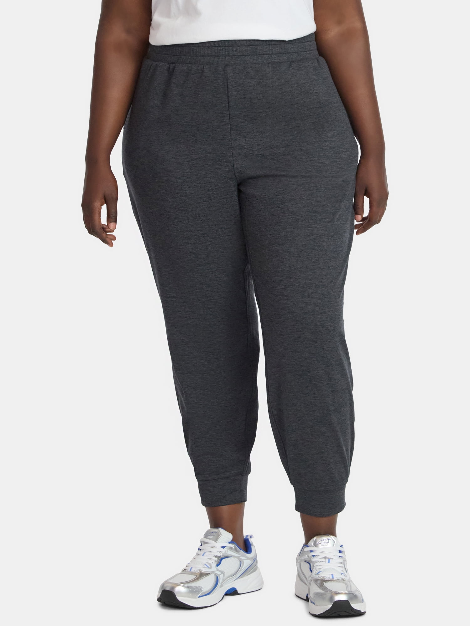 Athletic Works Women's and Women's Plus ButterCore Joggers, Sizes XS-4X ...
