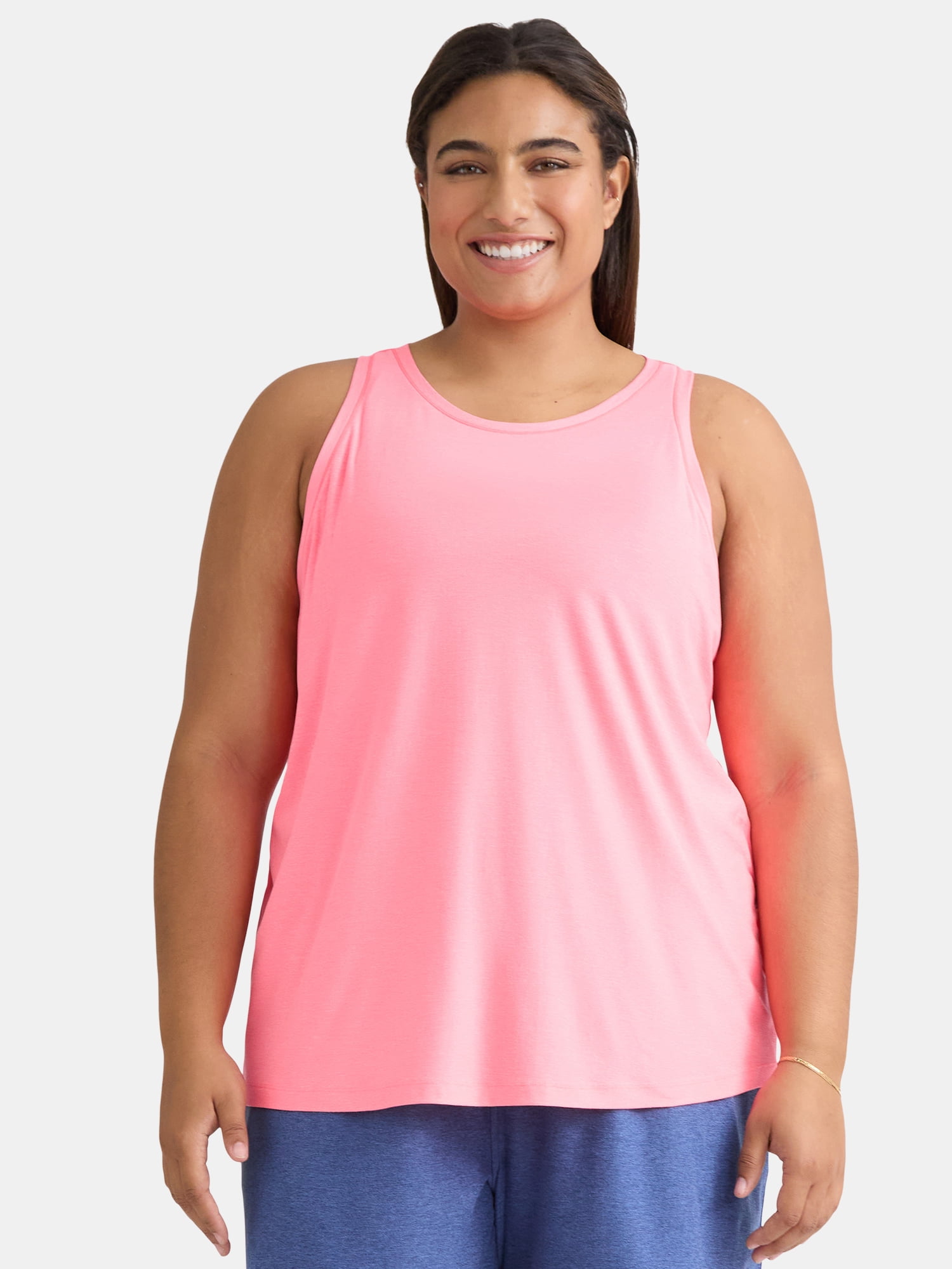 Athletic Works Women’s and Women's Plus ButterCore Performance Tank Top ...