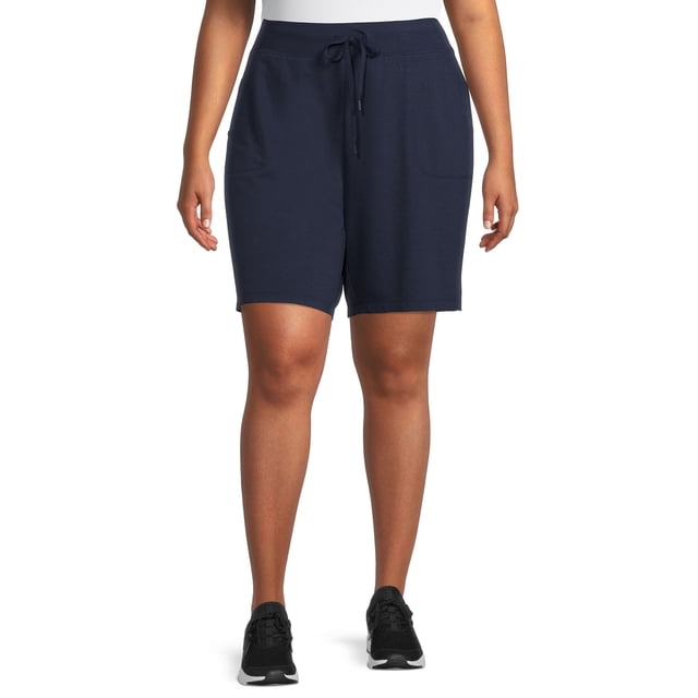 Athletic Works Women’s Plus Size Bermuda Shorts, Up to size 4X ...