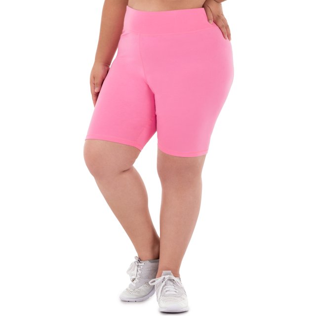 Athletic Works Women's Plus Size Core Active Dri-Works Bike Shorts ...